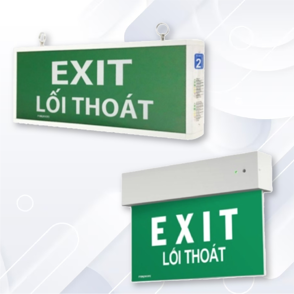 Đèn exit, thoát hiểm loại nào tốt? Mua đèn exit, thoát hiểm chính hãng ...